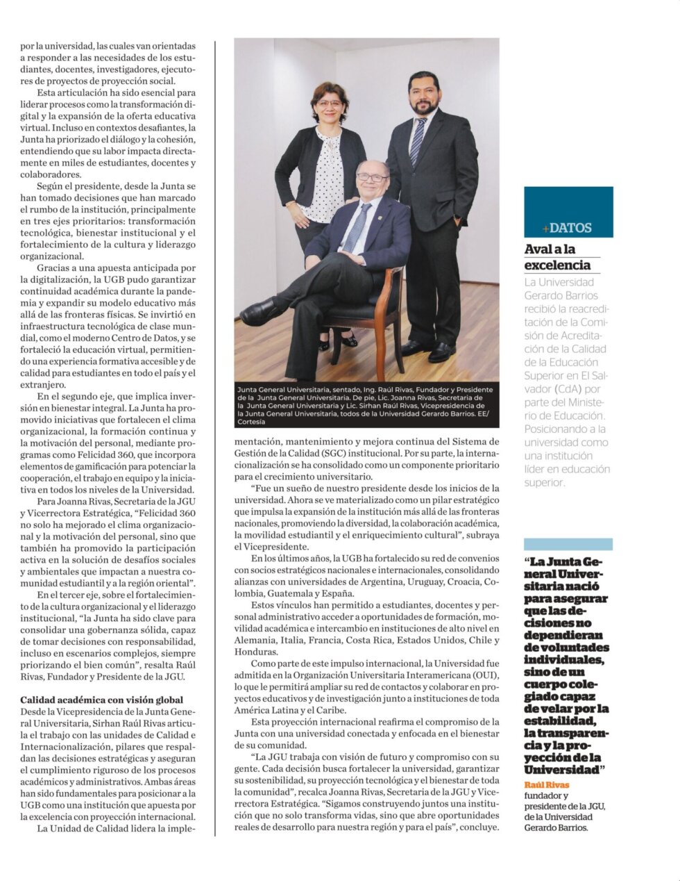 Impulsamos el futuro desde nuestra Junta General Universitaria con ...